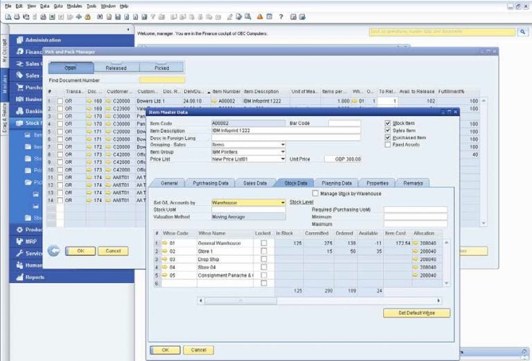 Voorraadbeheer met SAP Business One ERP software - JIS Nederland